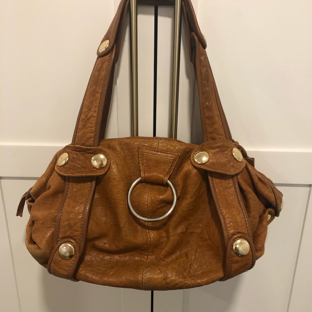 Pre-Loved Vintage Gustto Baca Brown Leather Bag - Gem